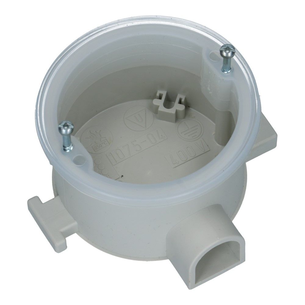 Perilex Inbouw WCD 16A vierkant met klepje creme