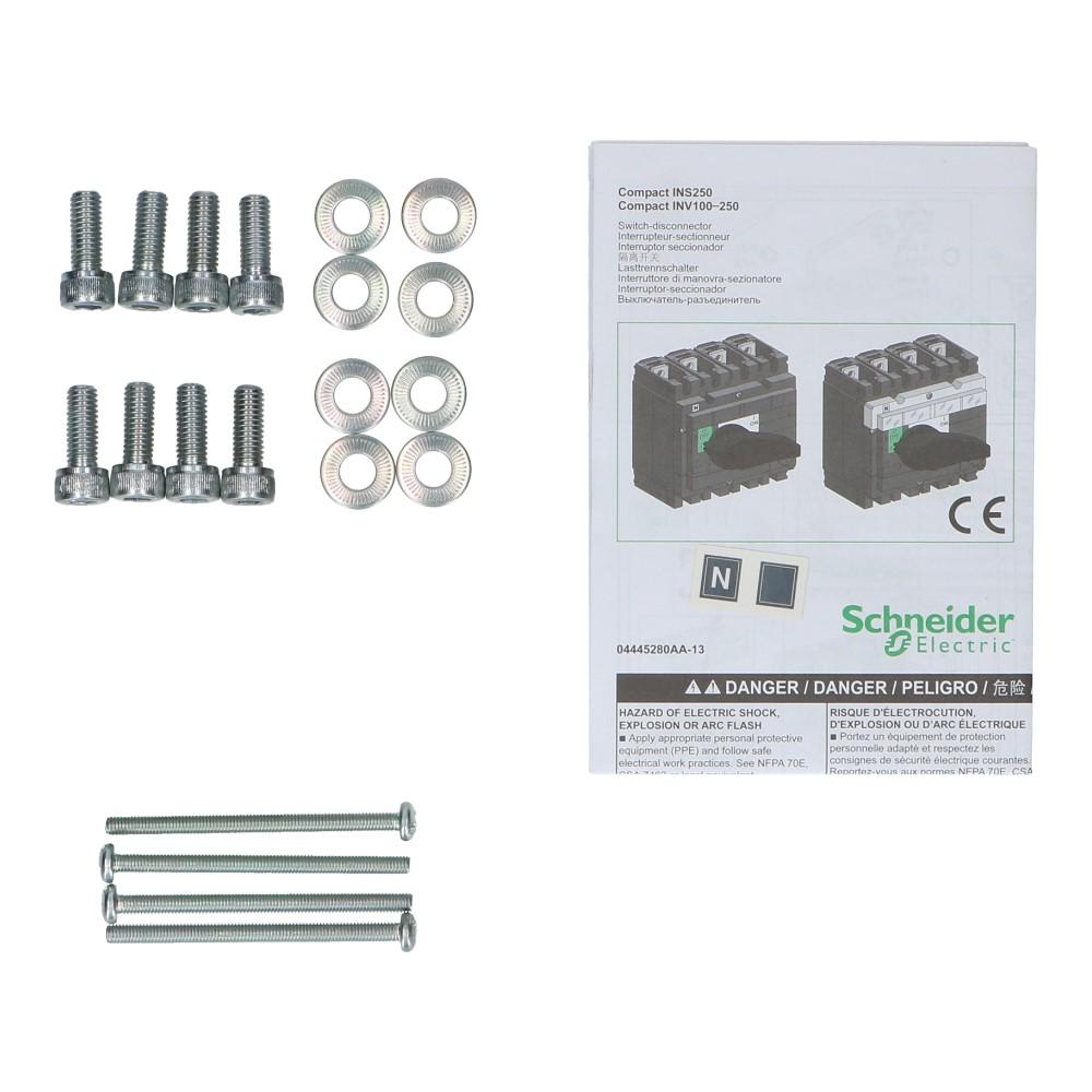 Lastschakelaar 4 polig 400A Compact INS400 hoofdschakelaar