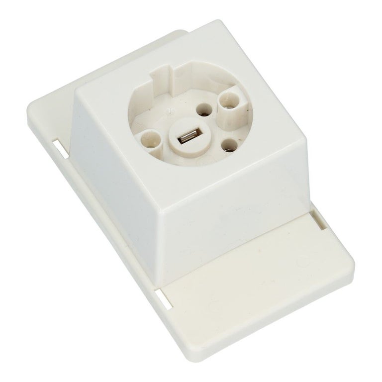 Perilex opbouw wcd met montageplaat voor lasdoos 16A