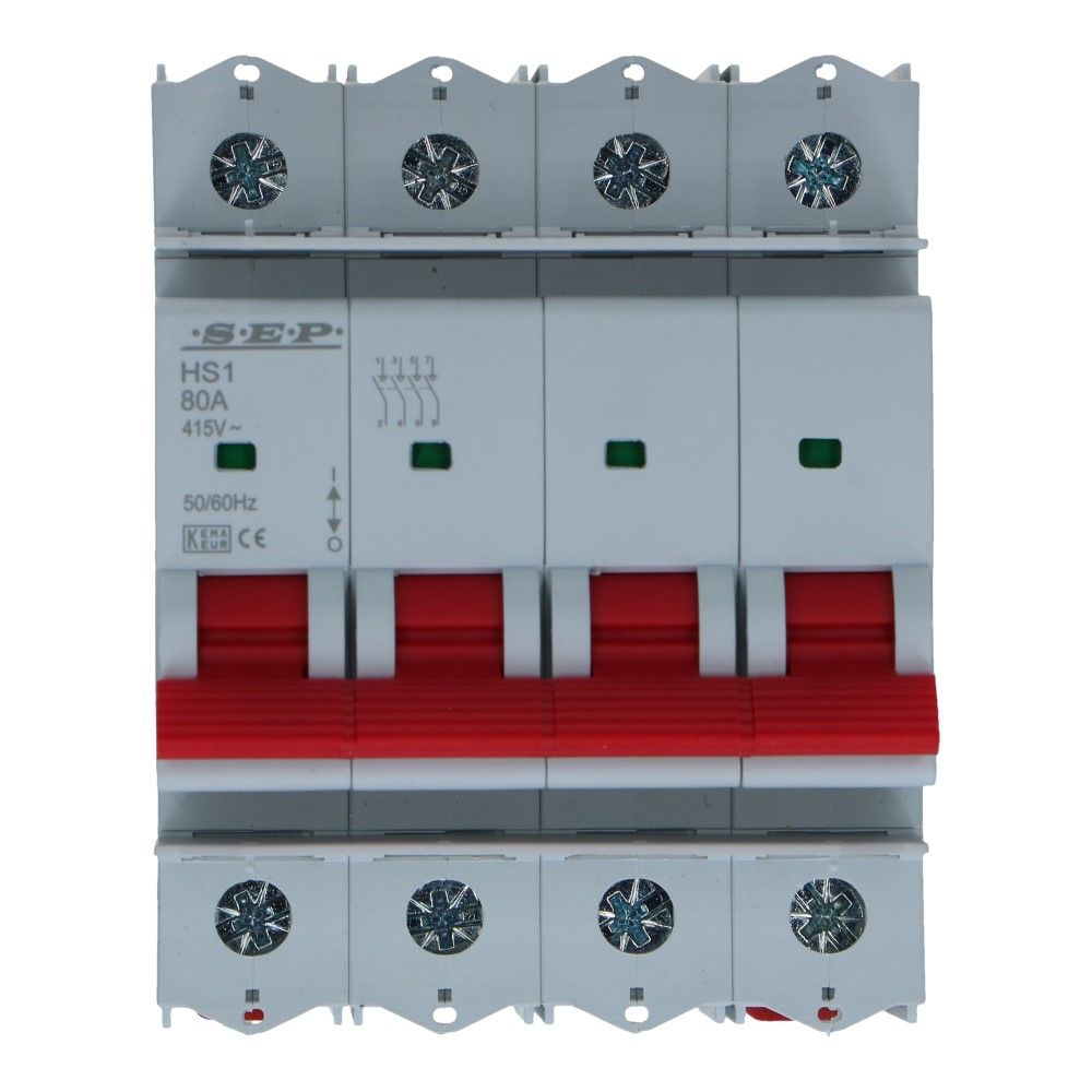 Lastscheider 4 polig 160A HS1 hoofdschakelaar