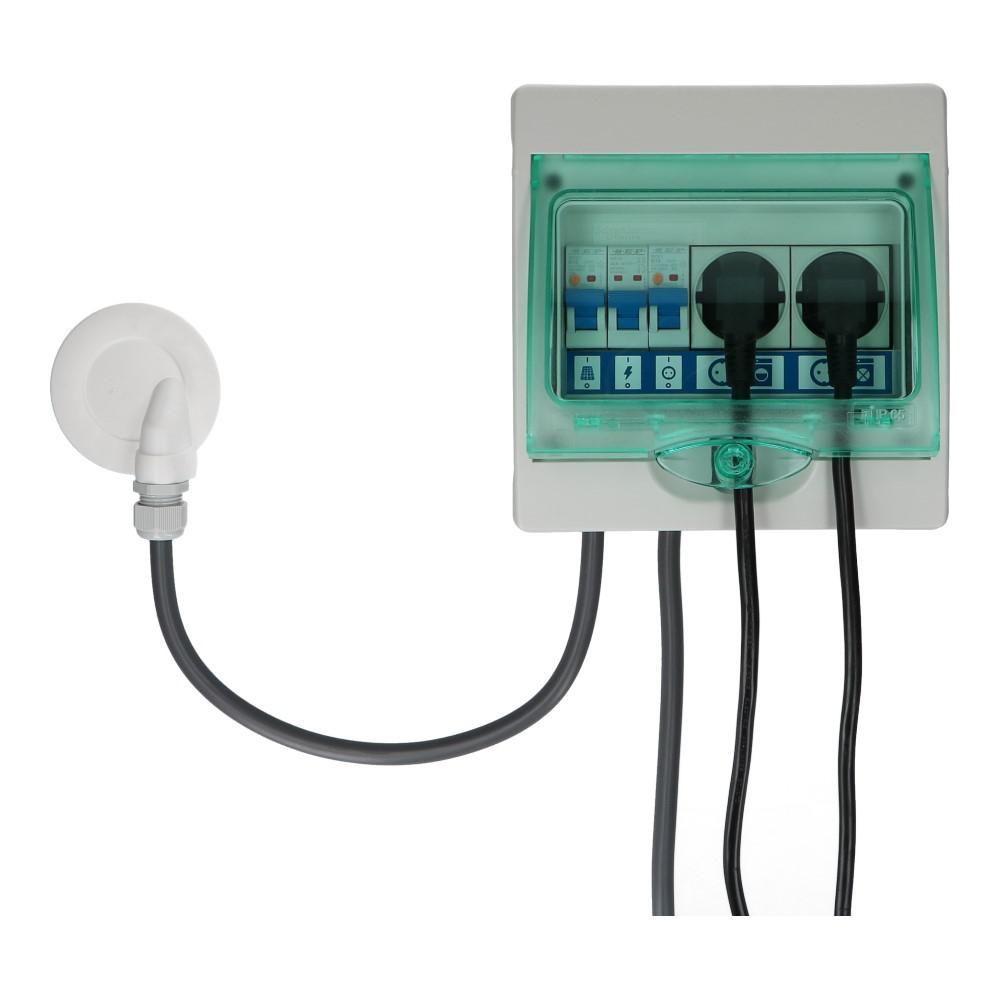 PV verdeler Green-line 2xwcd Installatieautomaat 16A B