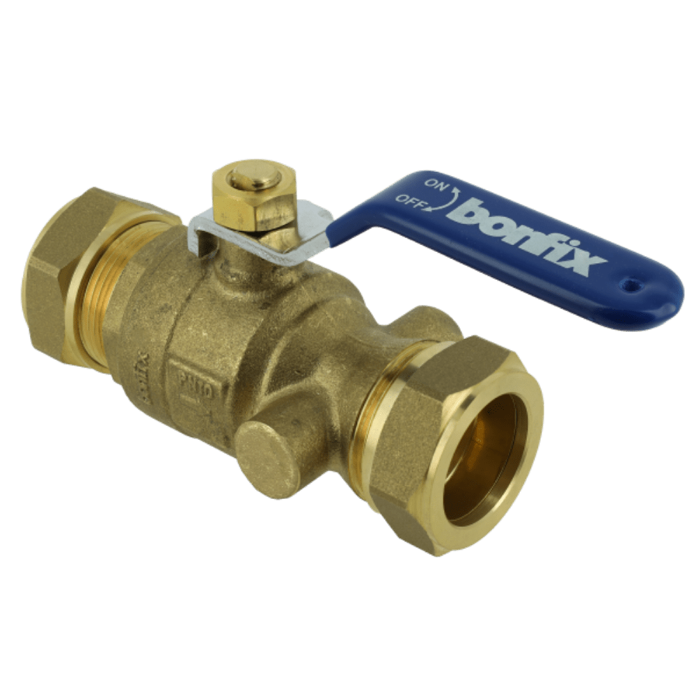 BONFIX Kogelstopkraan 22 x 22 mm knel zonder aftap