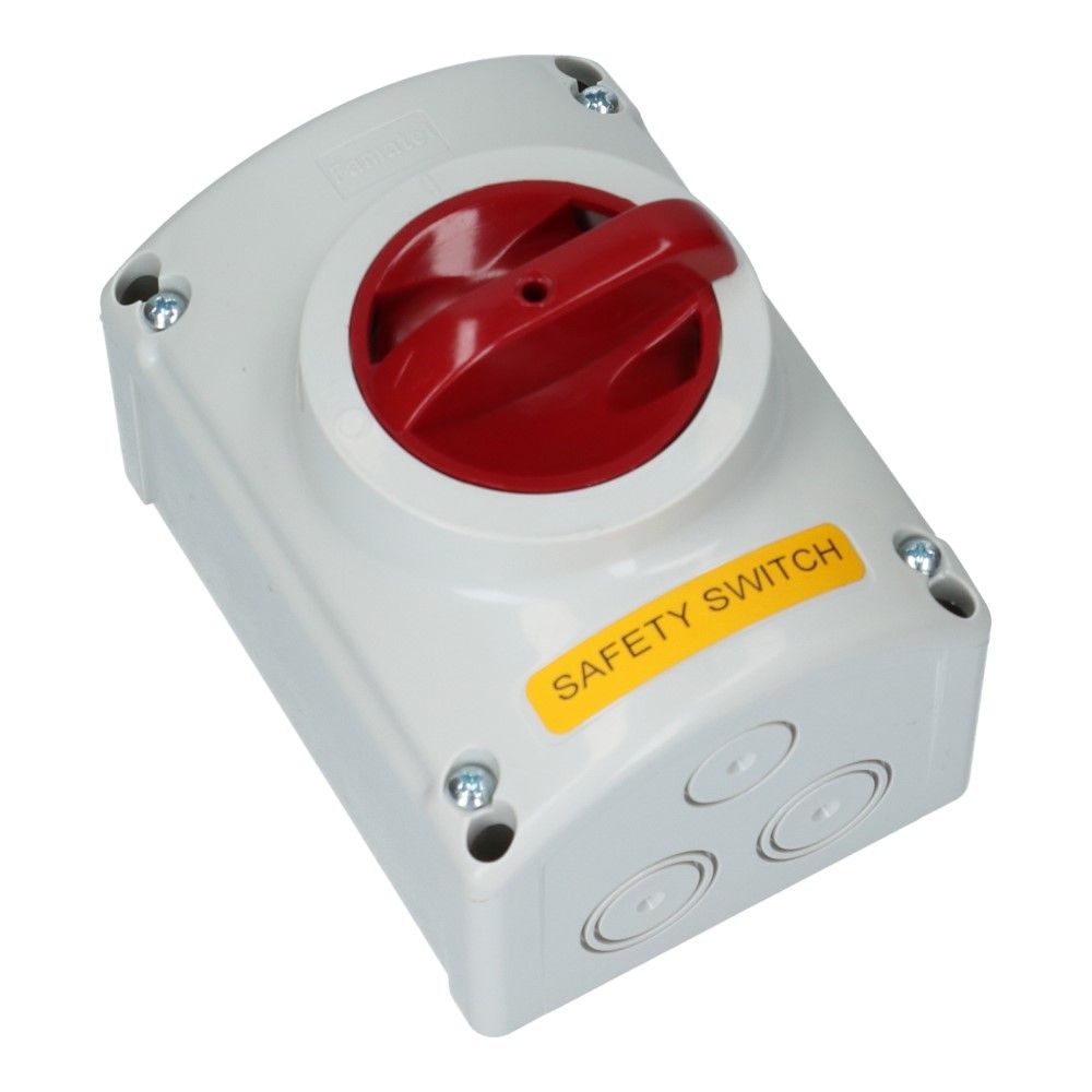 Lastschakelaar met behuizing 4-polig | 32A 131x96.5x105.5 | Vekto.nl