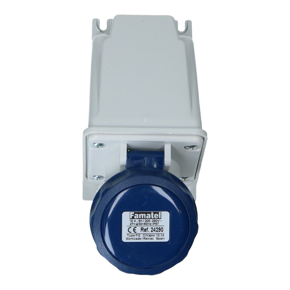 CEE female 3 polig 6H 16A IP67 wcd 220-240VAC