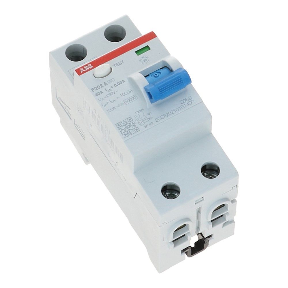 ABB Aardlekschakelaar 63A 2-polig 30mA F202 A-63/0.03