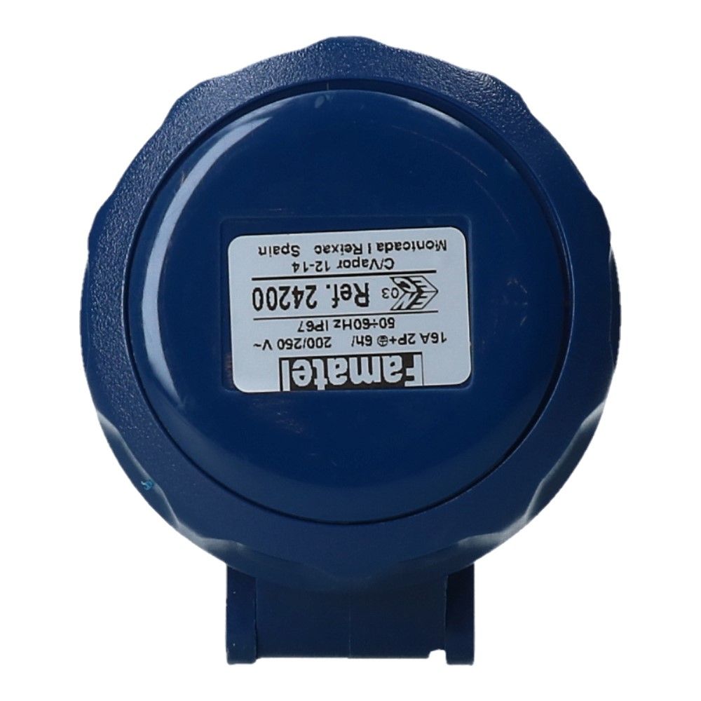 CEE female 3 polig 6H 16A IP67 stekker 220-240VAC