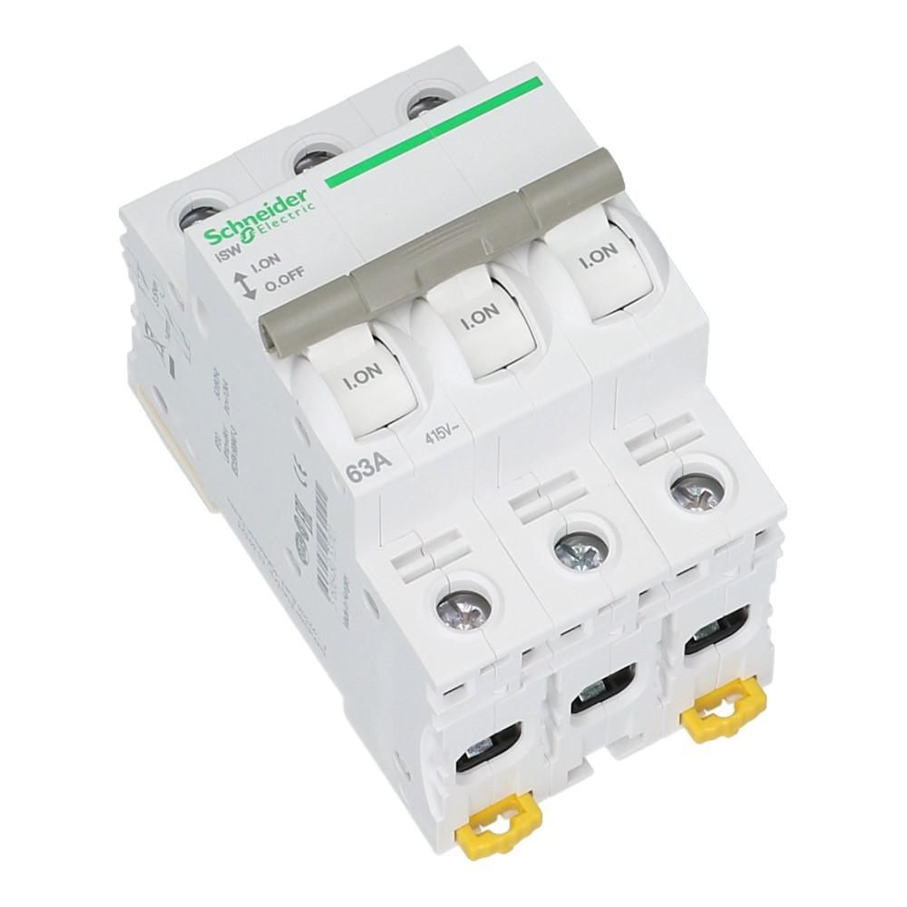 Lastschakelaar 3 polig 100A hoofdschakelaar Acti9 iSW