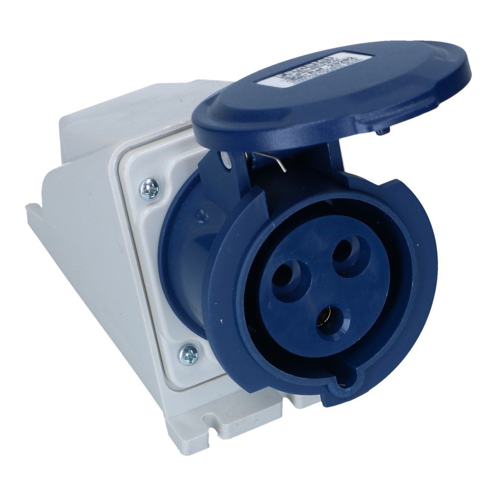 CEE female 3 polig 6H 32A IP44 wcd 220-240AC
