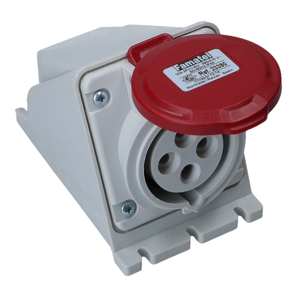 CEE female 4 polig 6H 16A IP44 wcd 380-415VAC