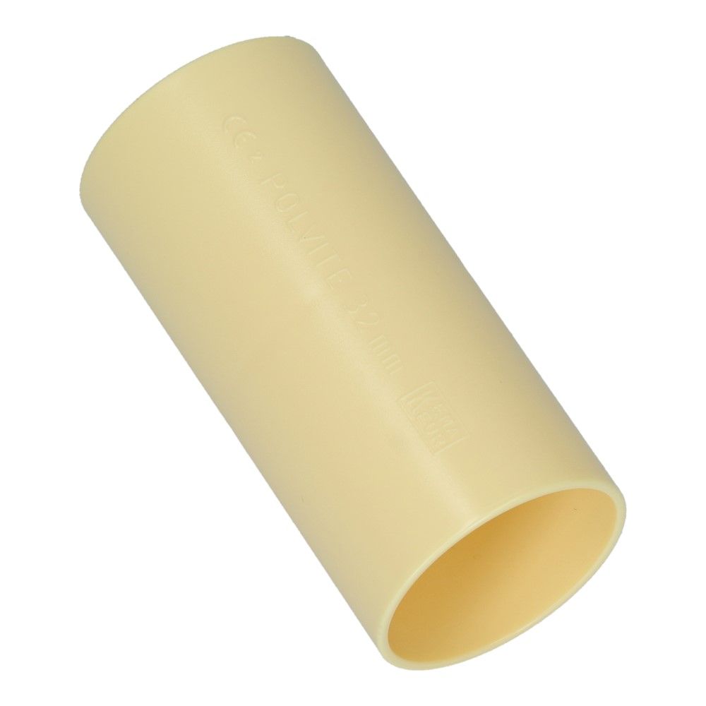 Pipelife PVC sok crème 38mm Polivolt