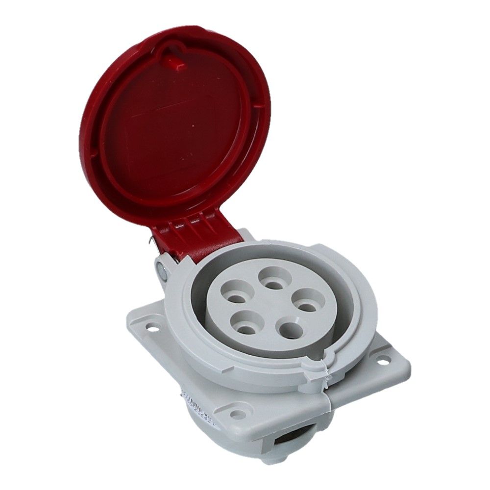 CEE female 5 polig 6H 16A IP44 inbouw wcd 380-415VAC