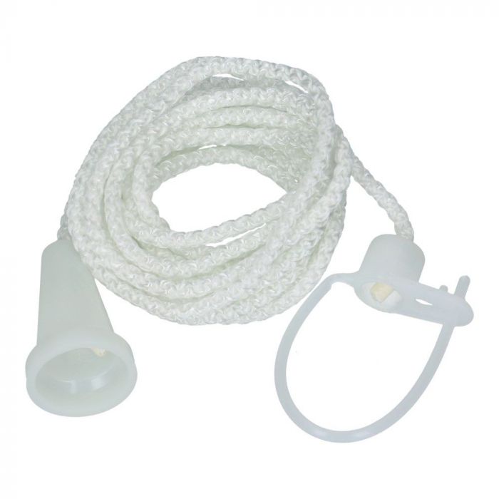 Trekkoord met knop voor wasmachine trekschakelaar